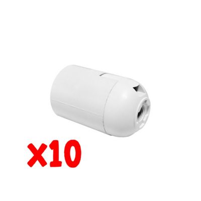 , Blister De 10 Douilles E27 En Pet Blanc Ignifugé, Contacts En Cuivre ...