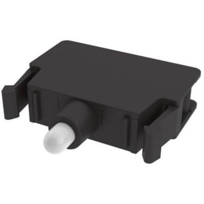 Élément LED blanc à rappel momentanée E2LP1A2V1 30 V/DC 30 V/AC