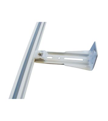 Équerre Murale - Fixation Rail Simple - Longueur 12,5 cm - Acier