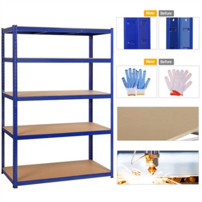 Étagère Rangement Garage Atelier Charge Lourde Metallique Stockage Résistant