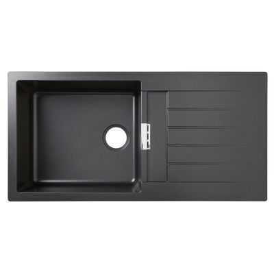 Evier Cuisine Noir 1 Bac