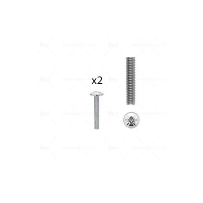 1 kit composés de 2 vis M4X25 mm zinguée Lot de 25
