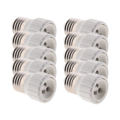 10 Adaptateurs de douille E27 vers GU10 à visser - Zenitech
