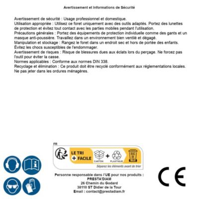 10 Forets HSS DIN 338 RN Pointe Fendue - Aciers, Fontes 118 D. 4.3 x Lt ...