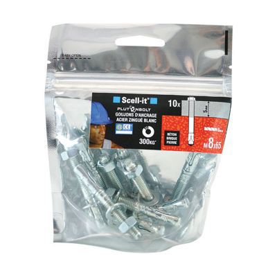 10 goujons d'ancrage 8 x 65 Scell-It