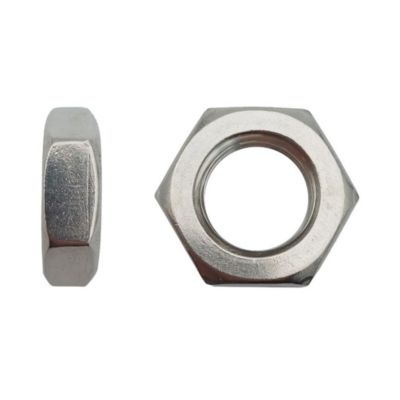 100 Ecrous Hexagonaux Bas M14 mm - DIN 439 - Inox A2 - D-Work