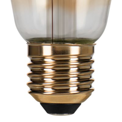 2 ampoules LED E27 ST64 filament ambré 806 lm blanc chaud 11W Jacobsen
