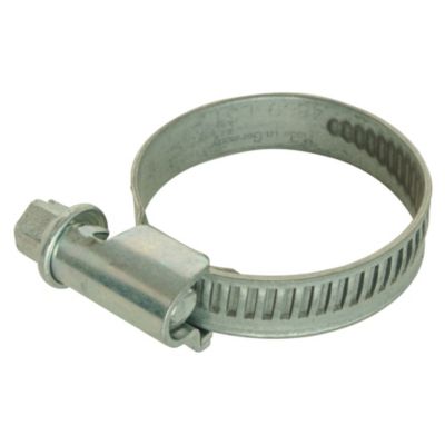2 Colliers de serrage Acier zingué / Inox Diam. 35-50 mm Larg. 9mm ...