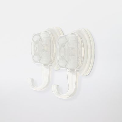 2 crochets Tenno transparent GoodHome | Castorama