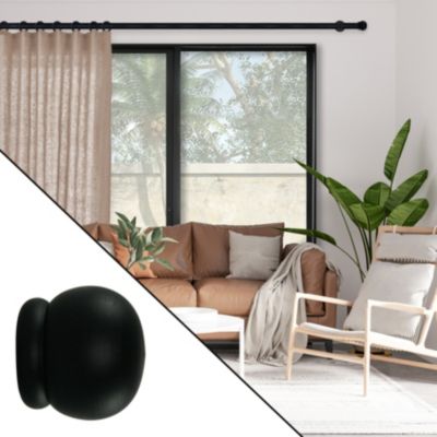 2 embouts anglais à emboitement (28x28 cm - Noir Mat) | Castorama