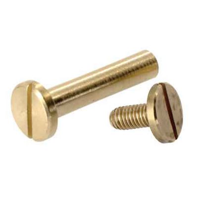 2 vis relieurs laiton Diall M4 Ø10 x L.20 mm | Castorama