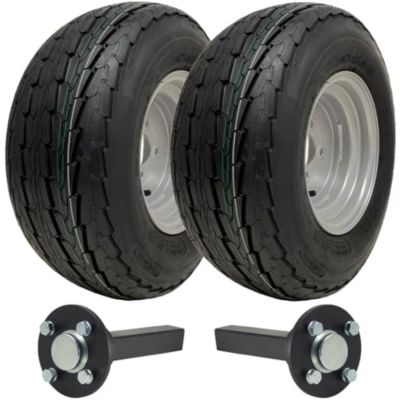 20.5x8.00-10 Trailer Kit High Speed Road Legal Wheels + Hub & Stub Axle ...