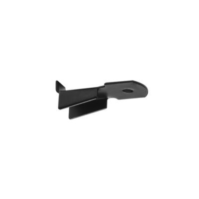 24 taquets pour crémaillère en acier noir