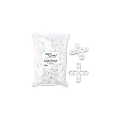 250 Croisillons 10 mm en Croix pour Carrelage et Faïence - Diamwood ...