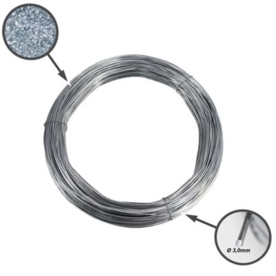 250 m fil de tension de 3,0 mm pour clôture de protection Aquagart