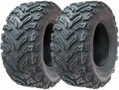 25x10.00-12 Quad ATV Tyres 6ply Wanda P3103 E-Marked Road Legal Tires ...
