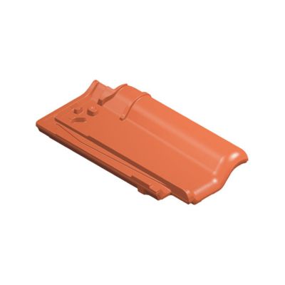 3/4 de tuile Postel rouge vieilli Monier | Castorama