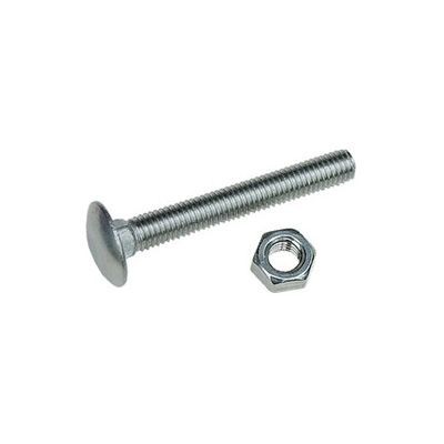 3 boulons tête ronde collet carré inox Class'Inox A2 Ø8 x 60 mm | Castorama