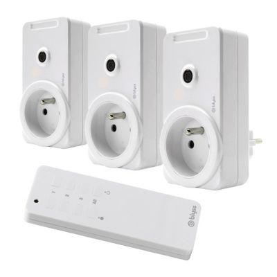 3 prises télécommandées et télécommande BLYSS - Intérieur | Castorama