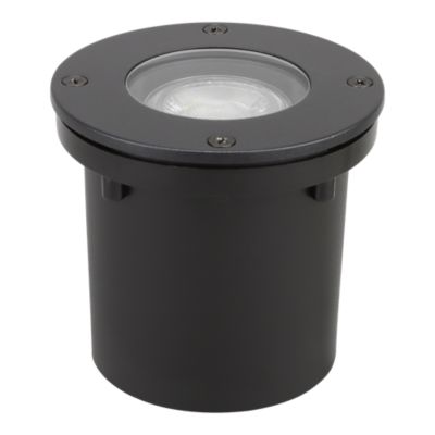 3 spots d'extérieur encastrables Wonsey noir GU10 25W IP65/IP67 Goodhome
