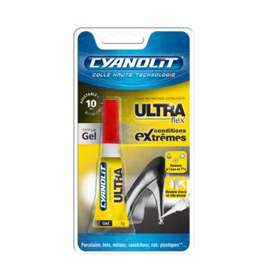 Colle Ultra Flex 3 gr CYANOLIT | Castorama