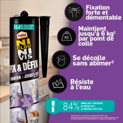 3178041364737PATTEX FIX & DÉFIX BOIS 308G