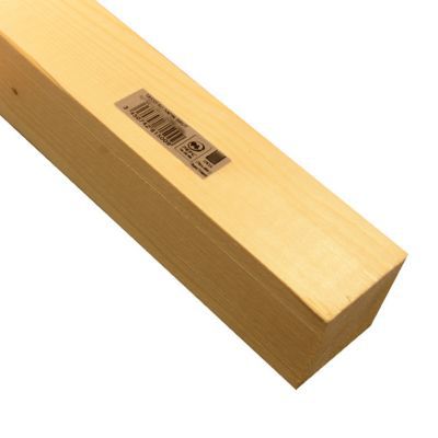 Tasseau en sapin brut noueux 47 x 47 mm L.2,4 m | Castorama