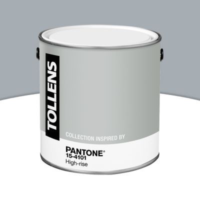 Peinture murs et boiseries Tollens Pantone 15-4101 high rise satin 2L ...