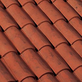 Tuile canal sablière Galléane 12 rouge occitan | Castorama