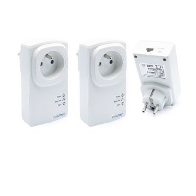 3 Adaptateurs CPL Avidsen 500 Mbps | Castorama