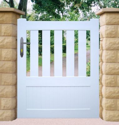 Portillon pvc Bretagne blanc - 100 x h.140 cm | Castorama