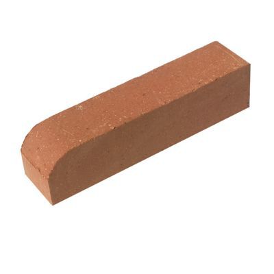 Brique refractaire rouge bord arrondi 5 x 22 x 5cm | Castorama
