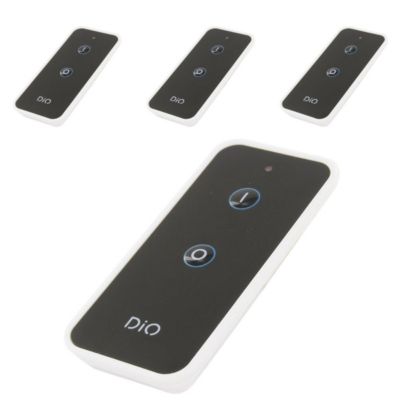 4 télécommandes 1 canal DiO portée 50m - Chacon | Castorama