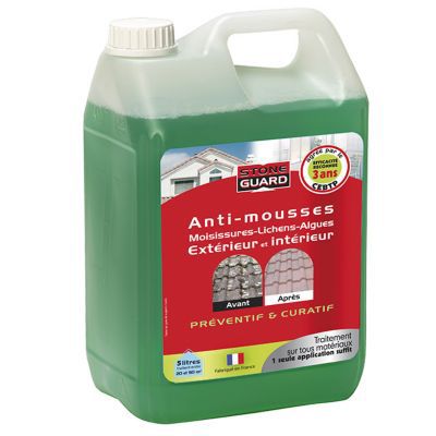 Anti mousse Stone Guard green stop 5L | Castorama