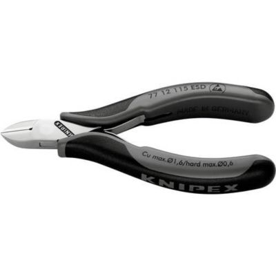 Pince coupante diagonale Knipex 77 12 115 ESD 115 mm, coupe de ...