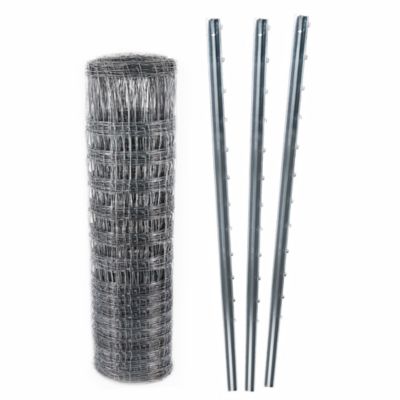 50 m clôture de protection , 160/15/15 + poteaux de clôture à profil en ...