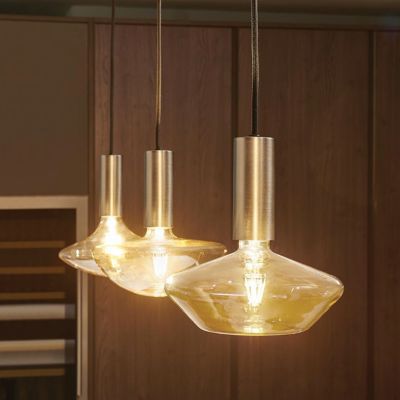 Suspension Sylcone métal nickel E27 | Castorama