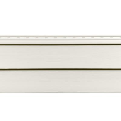 Clin pour bardage PVC blanc L.2,40 m | Castorama