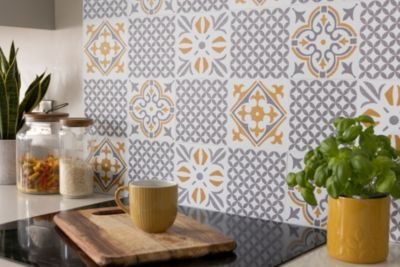 6 dalles adhésive murales Wall Tiles D-C-Fix Jamila effet carreaux de ...