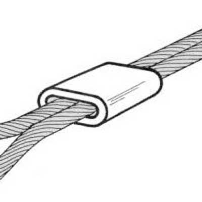 6 manchons alu pour câble Diall ø 2 mm | Castorama