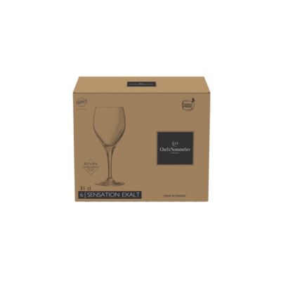 6 verres à pied 31 cl Transparent - Sensation Exalt par Chef & Sommelier