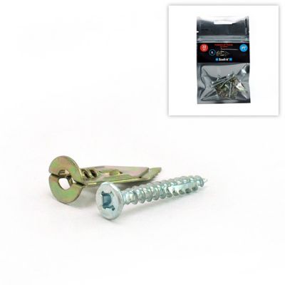 8 chevilles RayfiX + vis 4,0 charge 30 kg | Castorama