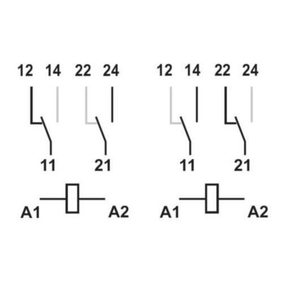 Relais pour circuits imprimés 12 V/DC 8 A 2 inverseurs 50.12.9.012.5000
