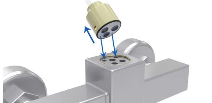 Comment remplacer la cartouche d'un mitigeur | Castorama