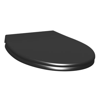 Abattant noir mat déclipsable Dolcéo | Castorama