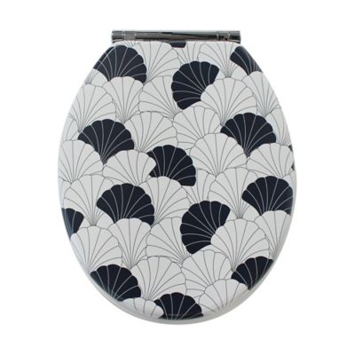 Abattant WC Azao glamour chic en MDF et placage coloris multicolore ...