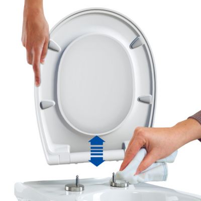 Abattant WC blanc brillant Classic Bemis