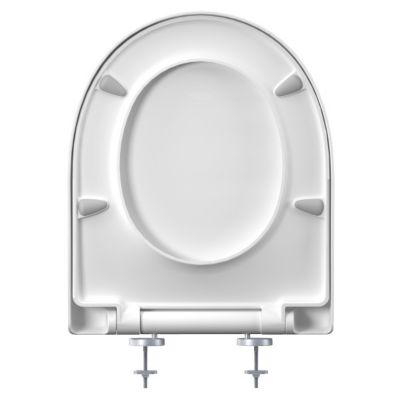 Abattant WC blanc brillant D-Shape Bemis