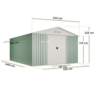 Abri De Jardin Metallique 15m2