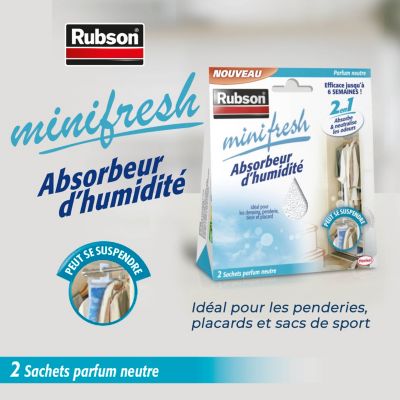Absorbeur d'humidité Mini fresh neutre 2x50g Rubson